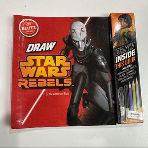 Star Wars | Toys | Draw Star Wars Draw In Book Art Missing Pencil ...
